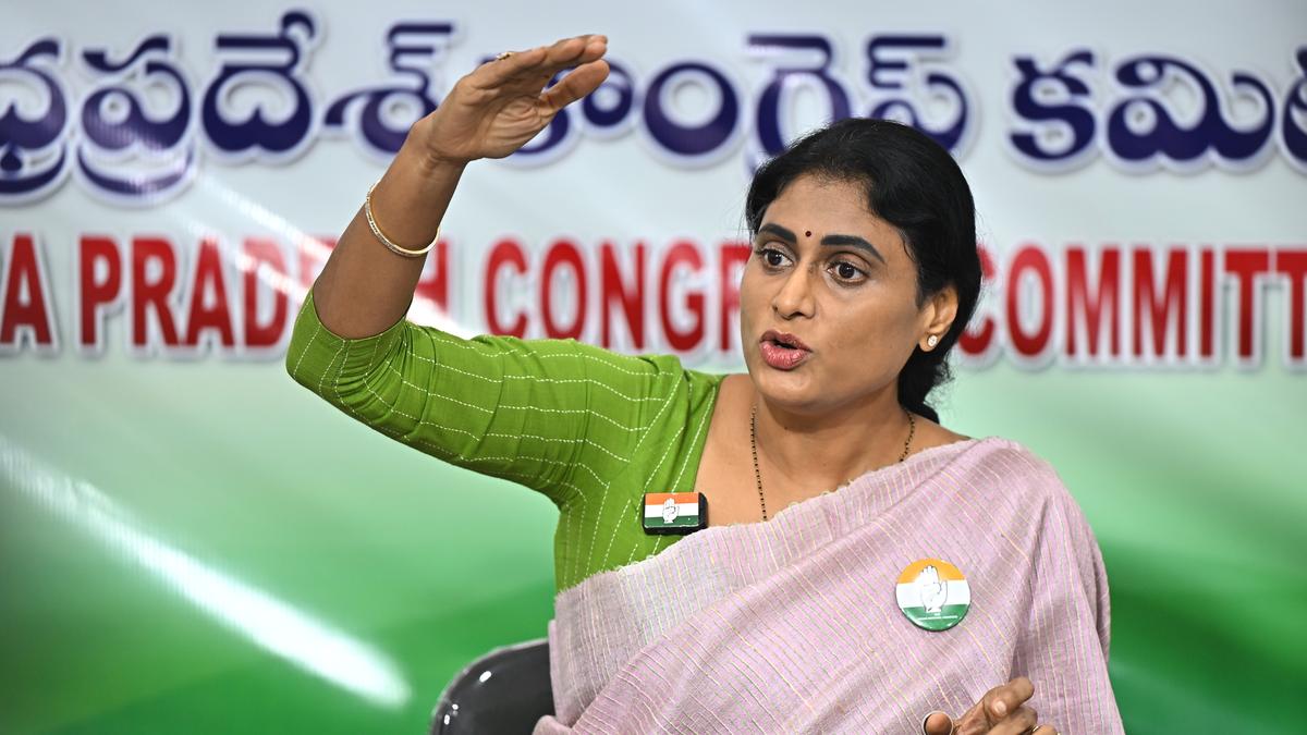 Sharmila demands White Paper on height of Polavaram project - The Hindu